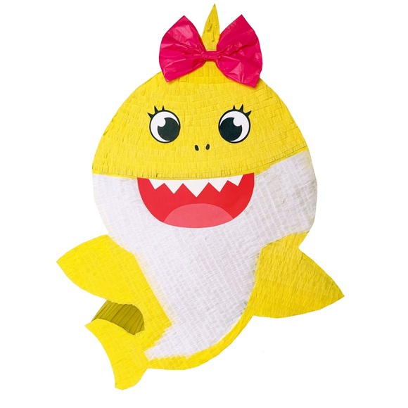 Party Supplies | Yellow Shark With Bow Pinata | Poshmark